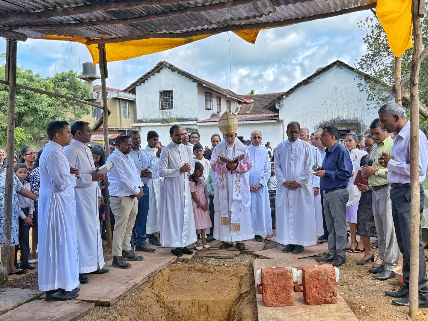 Blessing of Foundation Stone for New Chapel and Priest Residence at ...