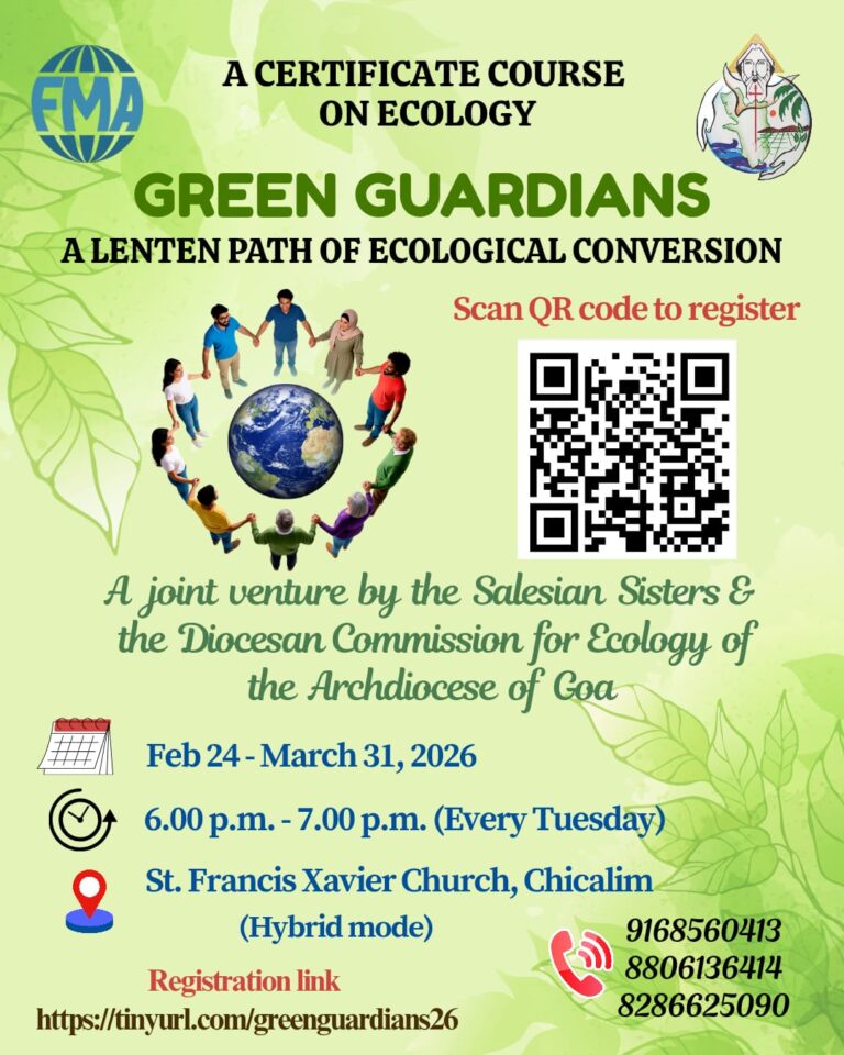 Green Guardians: Certificate Course on Ecology – Archdiocese of Goa and ...